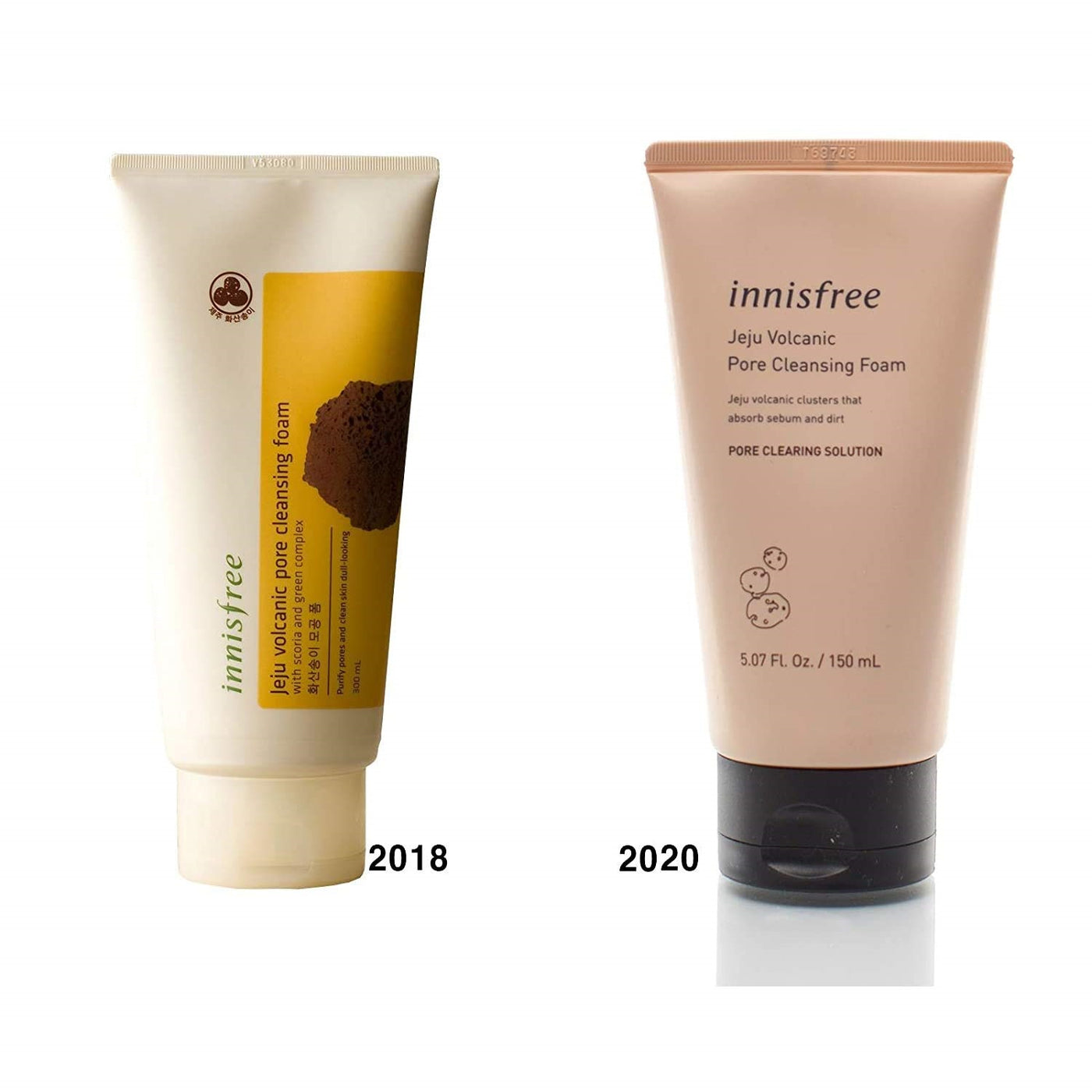 Innisfree Jeju Volcanic Pore Cleansing Foam Ex 150ml 5.07 fl. oz. K Beauty US